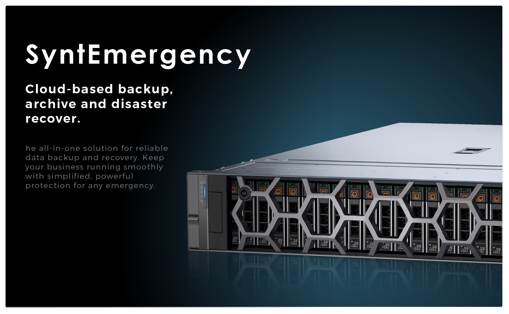 SyntEmergency Emergency Data Center Recovery Solution - SyntSecure